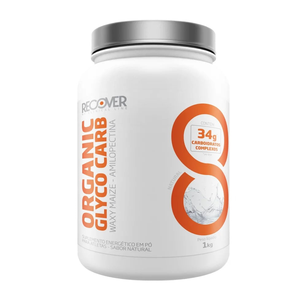 Waxy Maize - Organic Glyco Carb 1kg Sabor Natural - Recover Farma